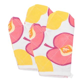 NUOBESTY 2 St&uuml;ck Ofenhandschuhe Hitzebest&auml;ndig aus Weichem Material mit Aufh&auml;ngeschlaufe f&uuml;r Sicheres Backen und Kochen