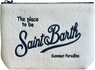 MC2 Saint Barth Femme, Sacs, Blanc, Taille: ONE Size Aline Sponge Clutch