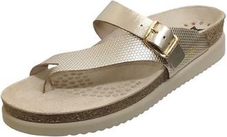 Mephisto Femme Helen Mix Cuir Gold Des Sandales 40 EU