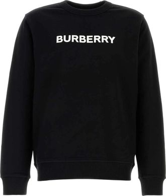 Burberry Homme, Sweatshirts et sweats &agrave; capuche, Noir, Taille: L SweaT-shirt ras du cou en coton