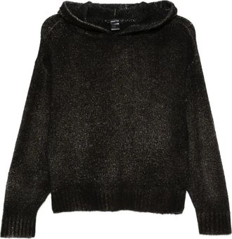 Avant Toi hoodie à détail noué - Noir