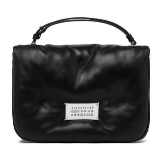 Maison Margiela Femme, Sacs, Noir, Taille: ONE Size Glam Slam Flap Small