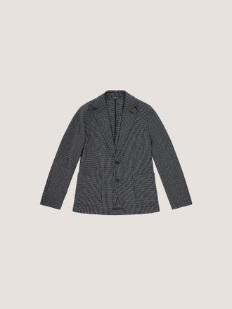 Circolo 1901 Pied de poule simple jacket Blu navy pied de poule / 48