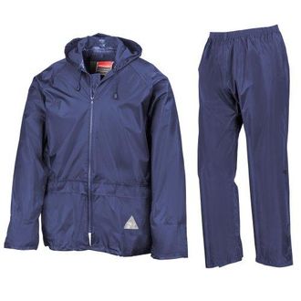 Result Veste et Pantalon de Pluie - Homme (M) (Bleu Marine)