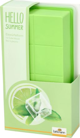 RBV BIRKMANN Birkmann, Eiswürfelform, Cube, grün, 11,5 x 21,2 cm, aus Silikon, für 8 Stück