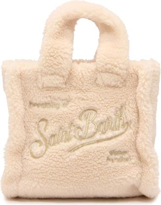 MC2 Saint Barth Vanity Mini Teddy - Femme - Sacs - Blanc - Taille: ONE Size
