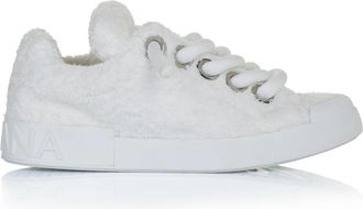 Dolce & Gabbana Portofino Sneaker - - Shoes - Herren - Wei&szlig; - 44 EU