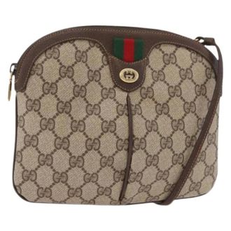 Gucci Sac bandouli&egrave;re vintage Pre-owned - Femme - Pre-owned - Beige - Taille: ONE Size
