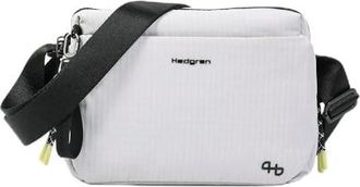 Hedgren Sac bandouli&egrave;re KOSHO pour femme, taille M, hydrofuge, mat&eacute;riau recycl&eacute;, design de cordon r&eacute;glable, Gris vaporeux