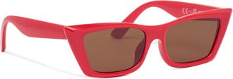 Pieces Sonnenbrillen Pieces Pctrine Sunglass Box 175942 Rot