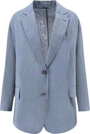 Brunello Cucinelli Femme, Vestes, Bleu, Taille: 34 FR Brunello Cucinelli Clothing