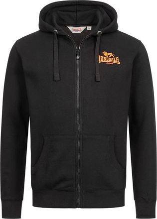 Lonsdale Herren Carnach Sweatshirt, Black/Orange, L EU