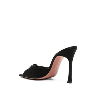 Amina Muaddi Camelia Mule - Black