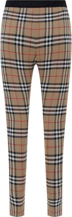 Burberry Archive Check Leggings - Brown
