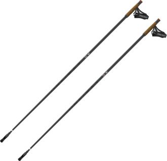 Fischer Nordic Walking St&ouml;cke OneWay Team 4 Mag Asphalt 115cm Carbon Wanderst&ouml;cke Trekking