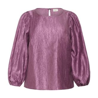 Kaffe Curve Damen, Blusen & Hemden, Rosa, 5XLGröße