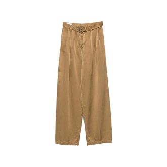 Dries Van Noten Damen, Hosen, Braun, LGr&ouml;&szlig;e