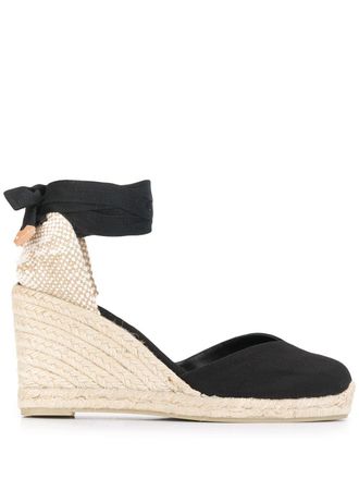 Castaner espadrilles compens&eacute;es Chiara - Noir