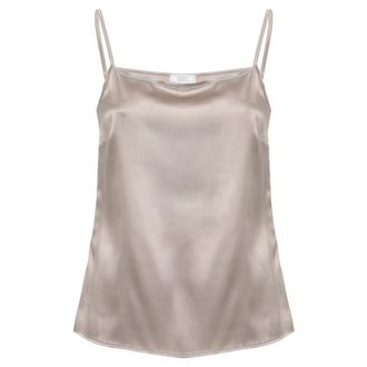 PESERICO Femme, Tops, Brun, Taille: 42 FR Hauts sans manches