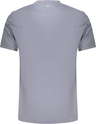Guess T-Shirt Herren Kurzarm T-Shirt Blau mit Logo - Regular Fit