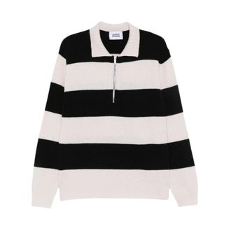 Alpha Studio Polo Zip Riga - - Tops - Herren - Mehrfarbig - M