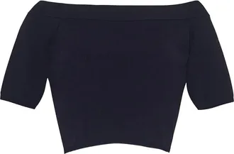 Cara Cara blouse Valentina &agrave; &eacute;paules d&eacute;nud&eacute;es - Noir