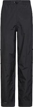Mountain Warehouse Surpantalon imperméable Extreme Downpour Hommes- Pantalon de Pluie imperméable, Respirant, Anti-déchirure, Doublure Maille Noir XXL