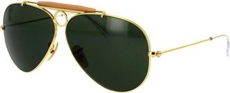 Ray-Ban unisex, Accessoires, Jaune, Taille: 58 MM Rb3138 Shooter Lunettes de soleil