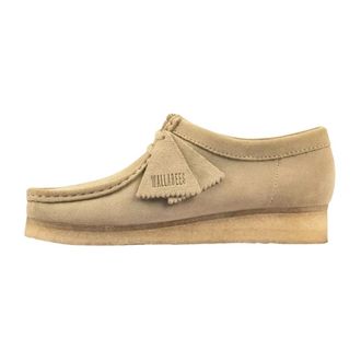 Clarks Femme, Chaussures, Beige, Taille: 40 EU Wallabee Maple Suede