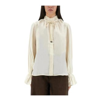 Ganni Damen, Blusen & Hemden, Wei&szlig;, 2XSGr&ouml;&szlig;e