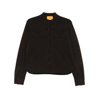 Guest In Residence Cropped Western Cardigan - - Knitwear - Damen - Braun - M