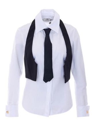 Elisabetta Franchi Chemise - Blanc