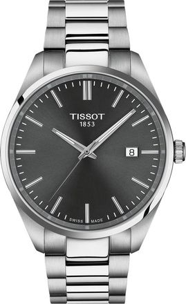 Tissot PR 100 40mm, Quarzwerk, Edelstahlband Herrenuhr T150.410.11.081.00