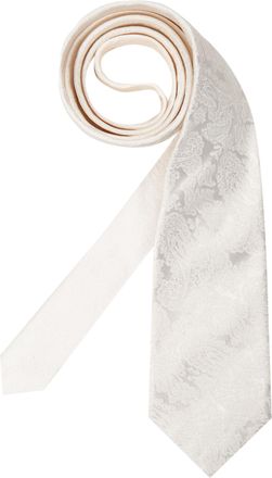 Ascot Herren Krawatte weiß Gemustert