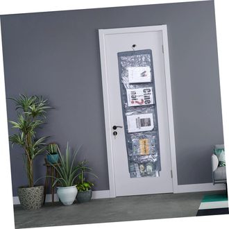 Cabilock Oxford Lagiger Hängeorganizer mit Fächern Wand Aufbewahrungstasche für Dokumente und Ordner Staubgeschützt und Langlebig für Büro Schule Zuhause