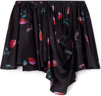 Ganni Femme, Jupes, Multicolore, Taille: 40 FR Printed Satin Skirt