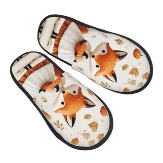 Generic Unisex Pantoufles Hommes Motif citrouille pour Thanksgiving Chausson Maison Respirant Chaussons Homme pour Homme Femme Int&eacute;rieur M