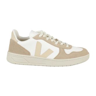 Veja Homme, Chaussures, Beige, Taille: 44 EU Baskets en cuir