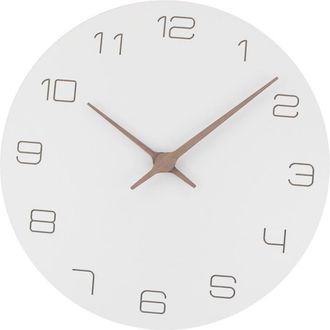 Garneck Moderne Wanduhr Aus Holz Lautlos Kreative Wanddeko F&uuml;r Wohnzimmer Schlafzimmer B&uuml;ro Und K&uuml;che Elegante Home Clock Mit Feiner Verarbeitung