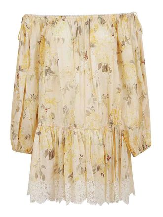 Zimmermann Robe Courte - Jaune