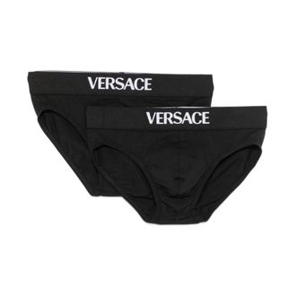 Versace Homme, Sous-v&ecirc;tements, Noir, Taille: XL Bottoms
