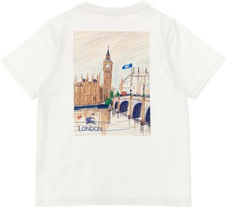 Burberry Thomas Bear Graphic Print T-Shirt - White