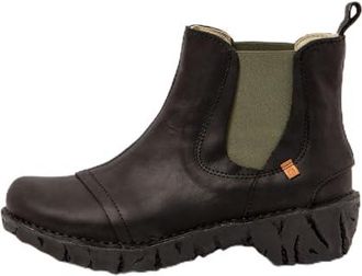 El Naturalista Femme N158 Yggdrasil Botte Oxford, Noir (Black Forest), 41 EU Large