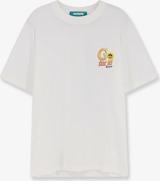 Barrow Cotton T-shirt with print on the front - BARROW - gender_Man