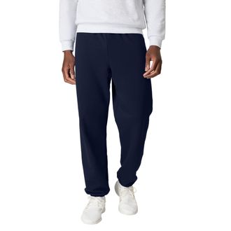 Hanes Herren EcoSmart Fleece-Jogginghose, 81,3 cm, 1 Oder 2 Hose, Marineblau, 1 St&uuml;ck, Gro&szlig;