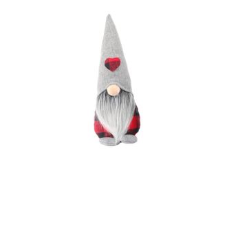 Cabilock eine Gesichtspuppe Weihnachtsdeko Pl&uuml;schfigur Grau Gro&szlig;format mit Bart Westernstil Geschenk Party Deko