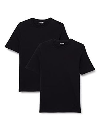 Daniel Hechter Daniel Hechter Doublepack Crew Neck T-Shirt, Noir (990), L Homme