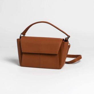 Kaai KAAI - Sac &agrave; bandouli&egrave;re Ikon - cognac