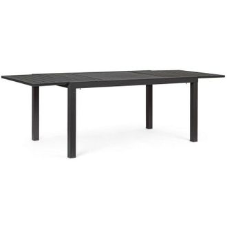 BIZZOTTO Bizzotto - Table de jardin extensible 160/240 cm en aluminium anthracite - louna