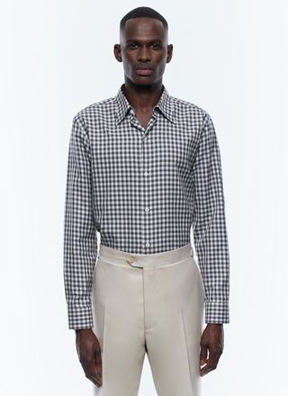 Fursac Chemise &agrave; col hirondelle en coton - Taille XL - Homme